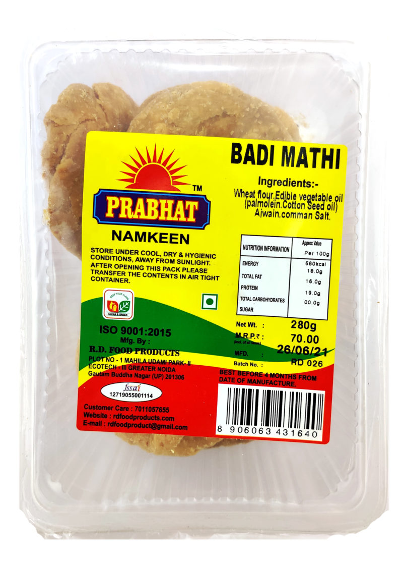 Badi Matthi – RD Food Products | Prabhat Namkeen
